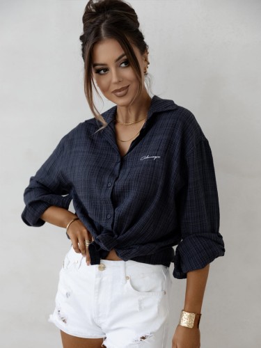 KOSZULA DAMSKA VEE O LA VOGA CZARNY J'adore Fashion